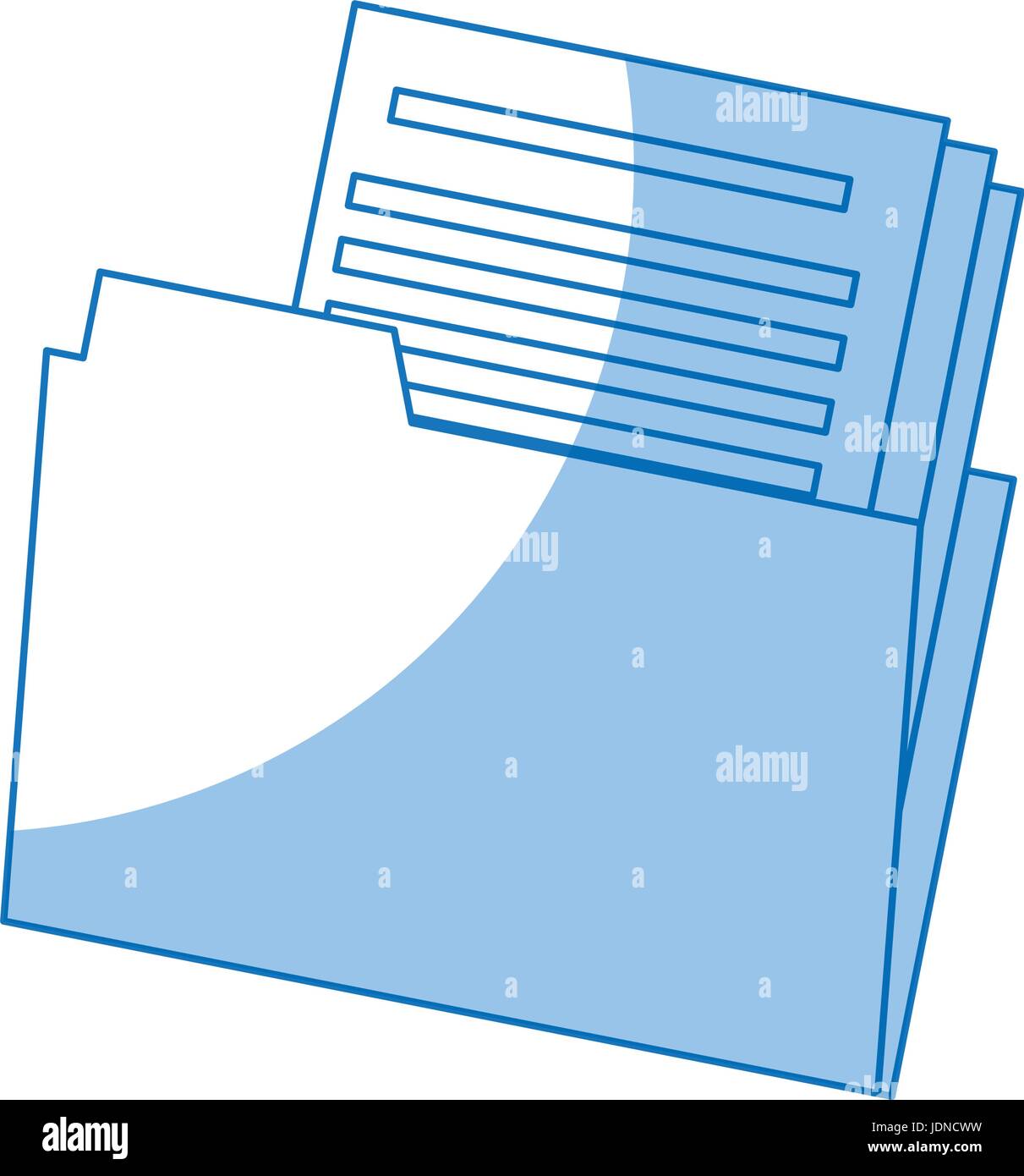 folder file document paper office archive Stock Vector Image & Art - Alamy