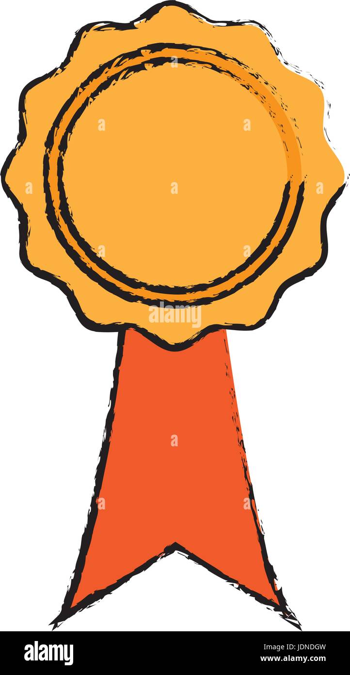 rosette certificate quality premium ribbon icon Stock Vector Image ...