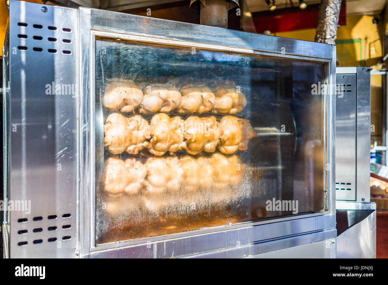Rotisserie oven hi-res stock photography and images - Alamy