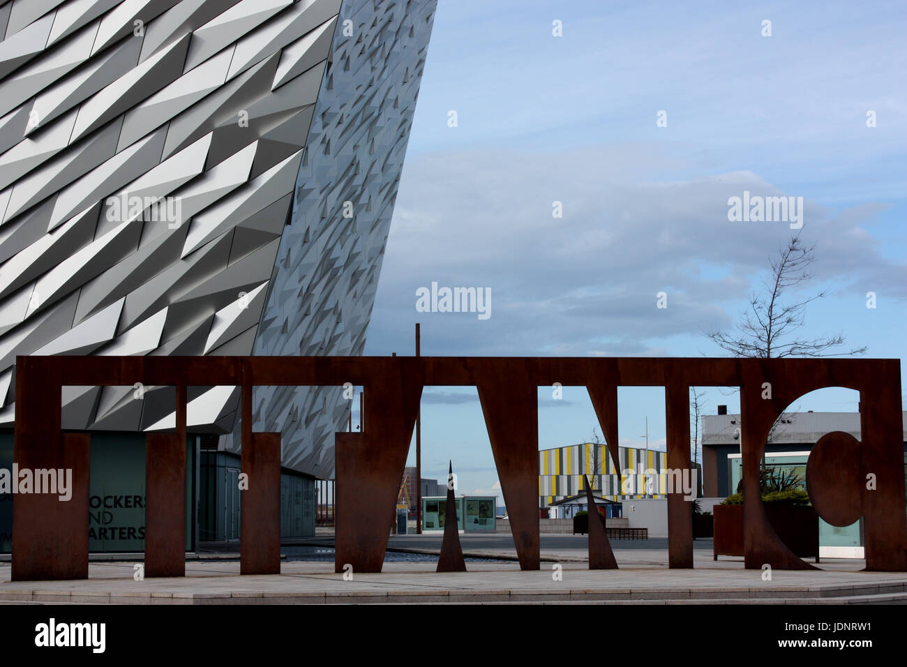 The Titanic Centre Stock Photo - Alamy