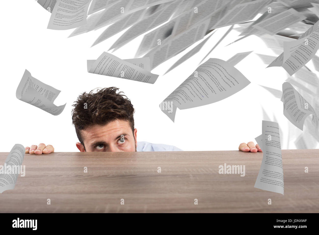 Man under desk hi-res stock photography and images - Alamy