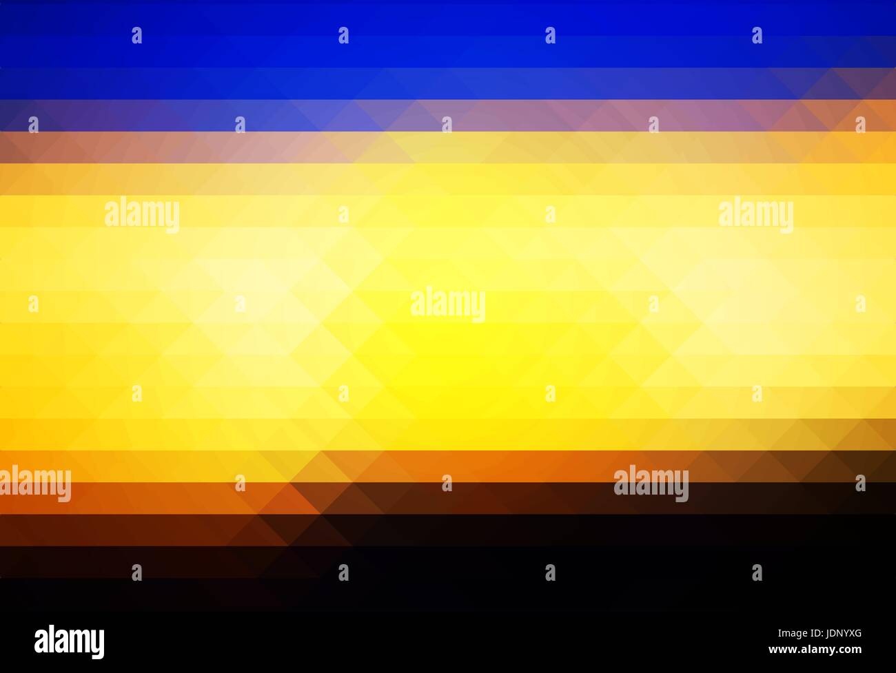 Blue yellow orange black abstract geometric background with rows of triangles Stock Vector Image ...