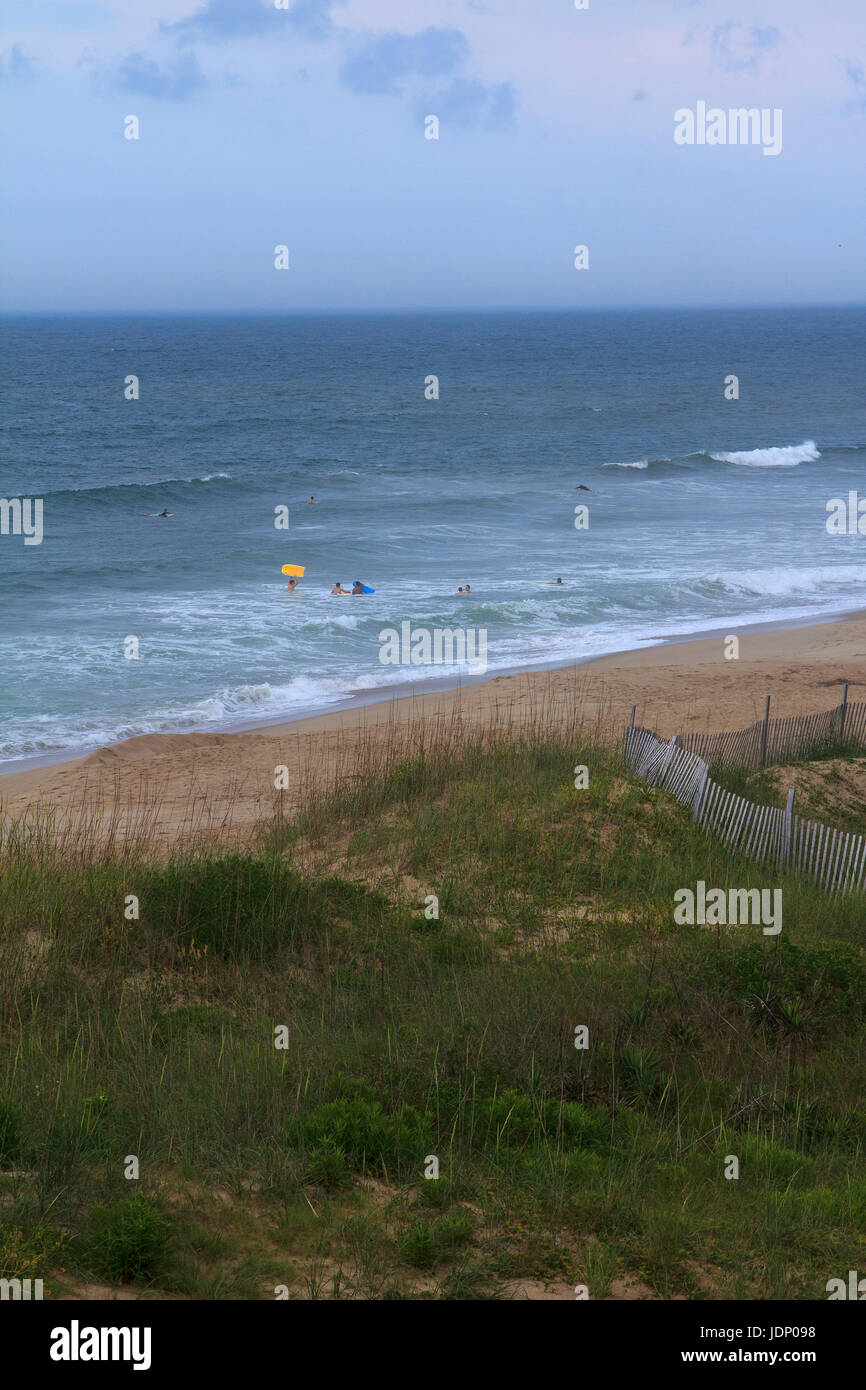 Beach at Outer Banks North Carolina Kill Devil Hills Stock Photo - Alamy