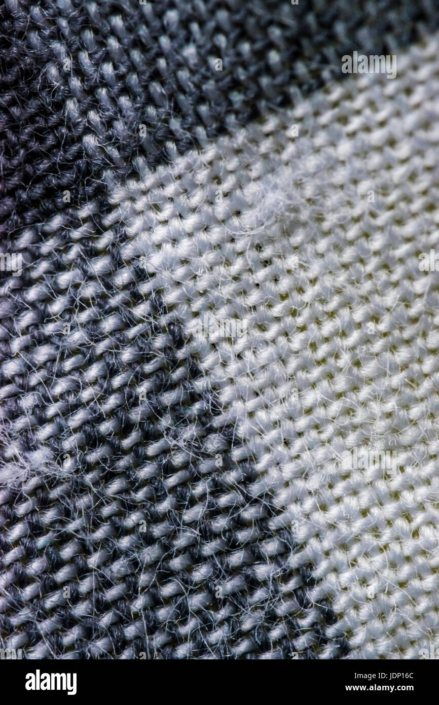 White and blue wool textile pattern macro, clothing Stock Photo - Alamy