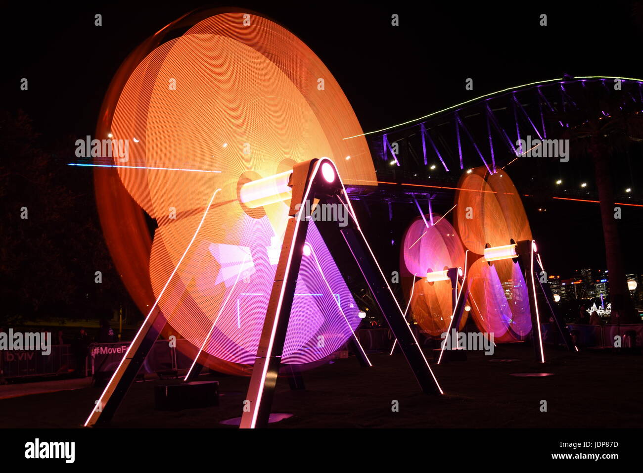 Installation art celebration colorful color nsw australia hi-res stock ...