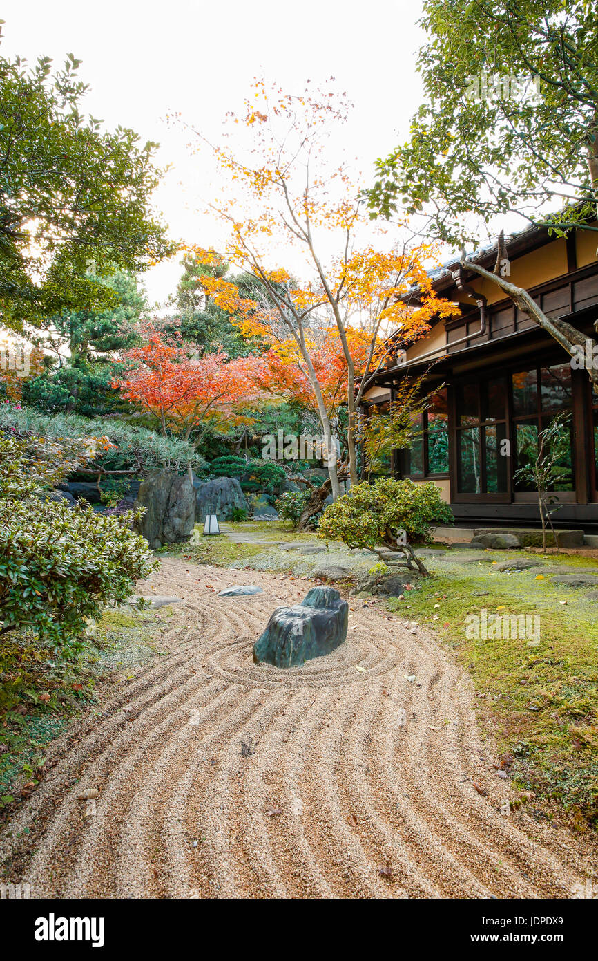 Japanese traditional ryokan exterior, Tokyo, Japan Stock Photo - Alamy