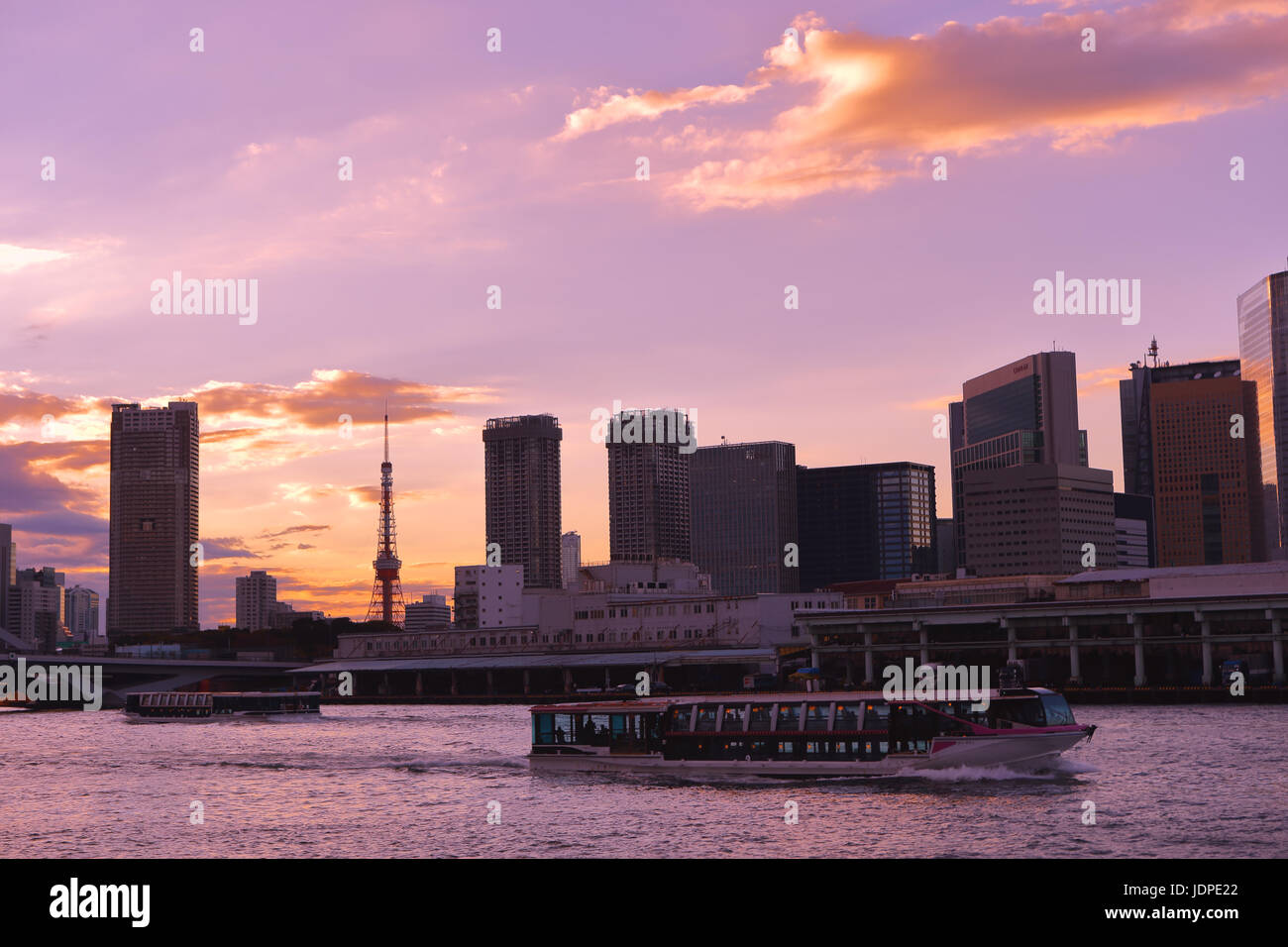 Sunset sky over Tokyo, Japan Stock Photo - Alamy