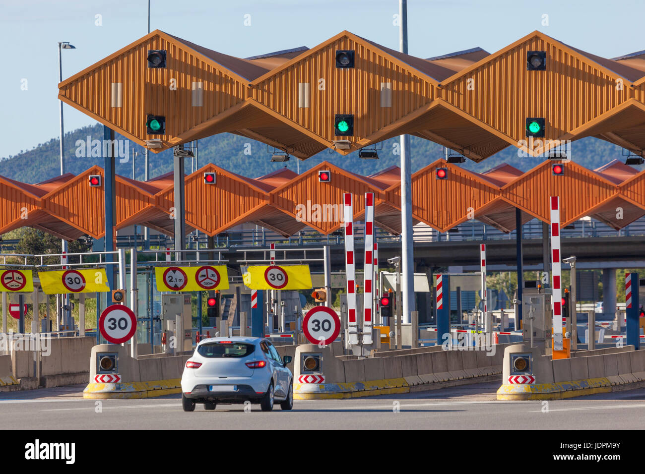 Toll gate hi-res stock photography and images - Alamy