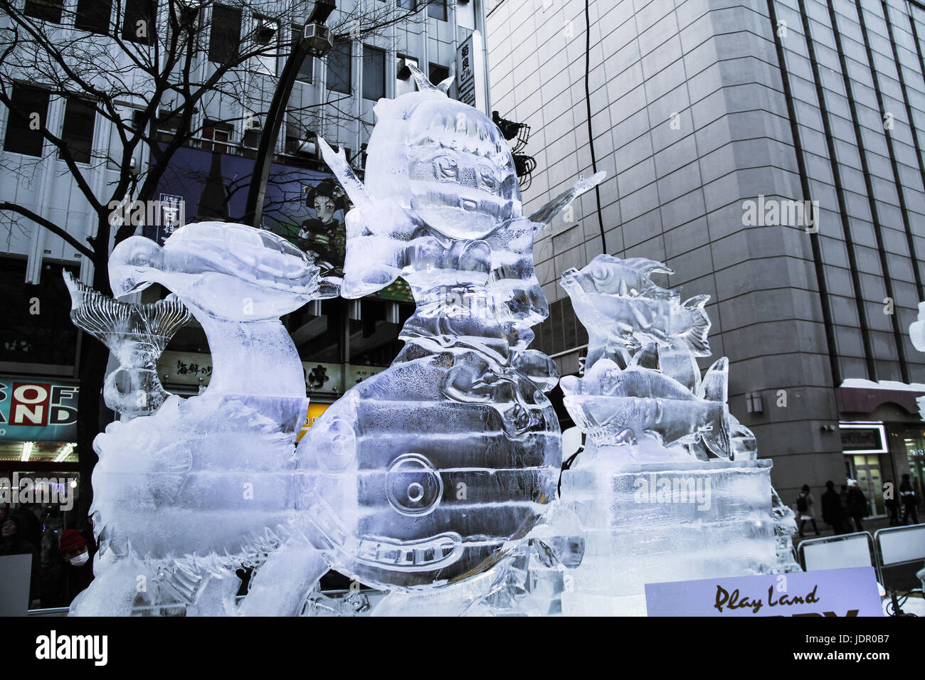 Hokkaido ice sculptures hi-res stock photography and images - Alamy