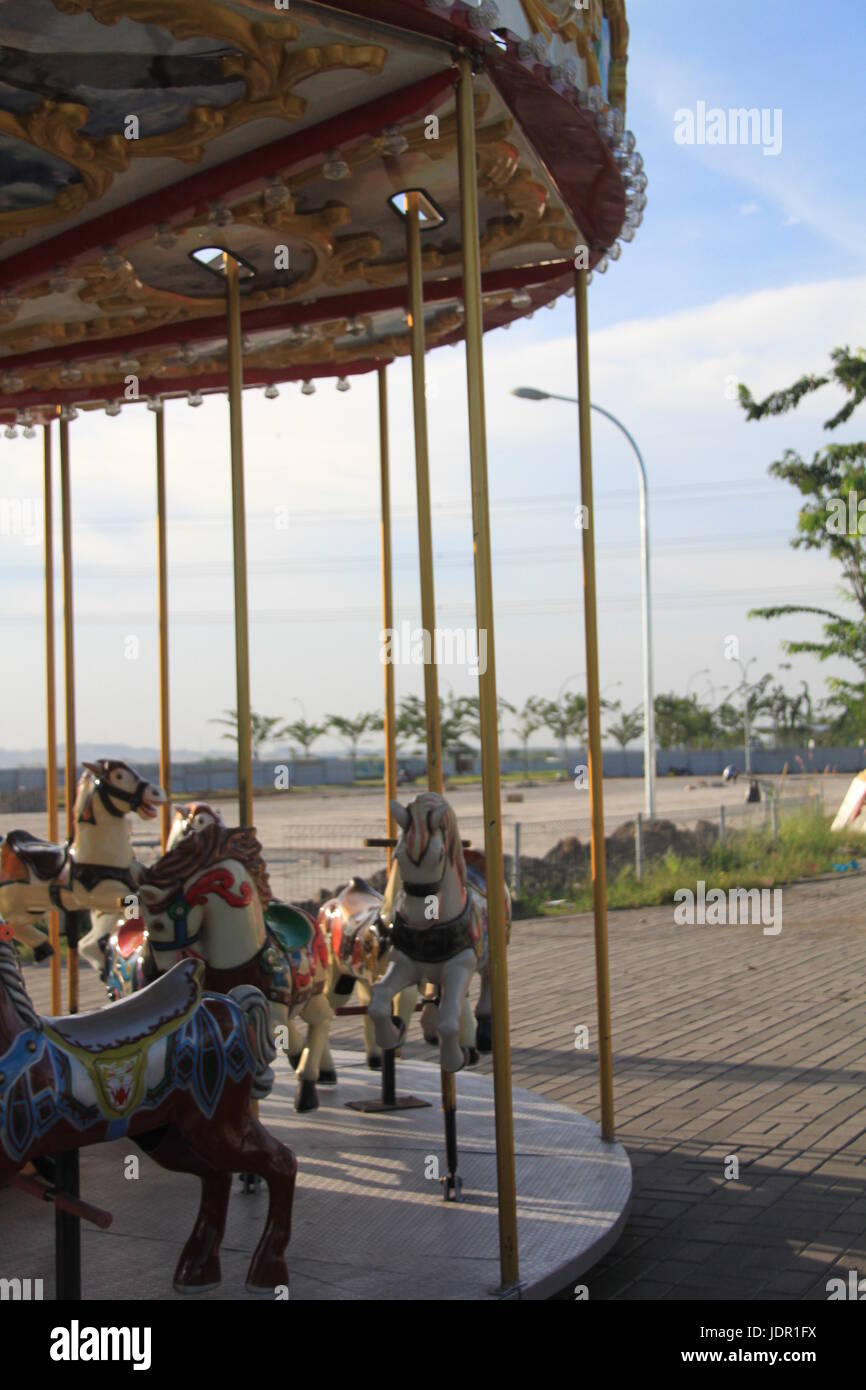 Merry Go Around Stock Photo - Alamy