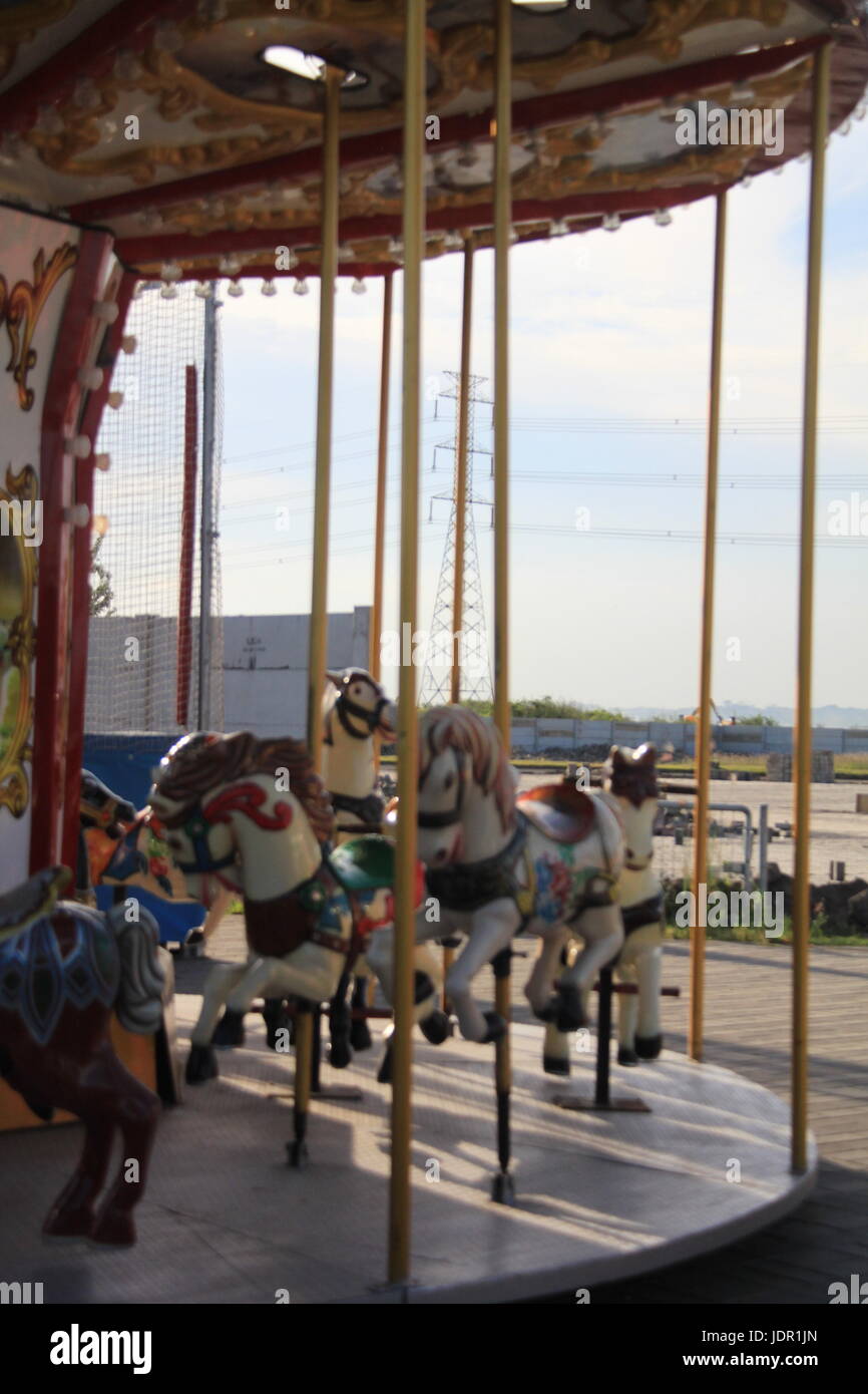 Merry Go Around Stock Photo - Alamy