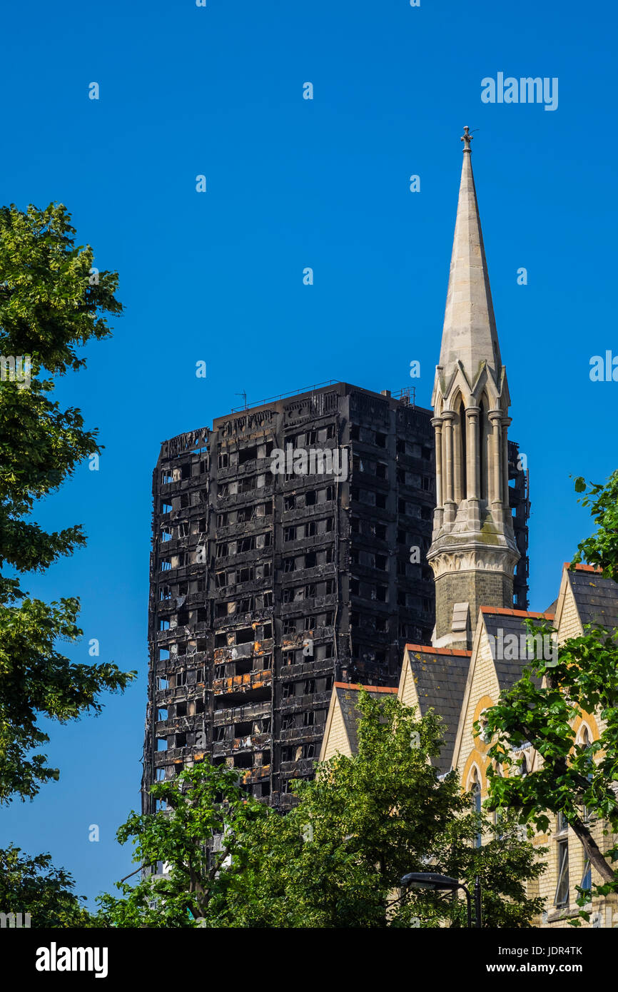 Fire tower block hi-res stock photography and images - Alamy