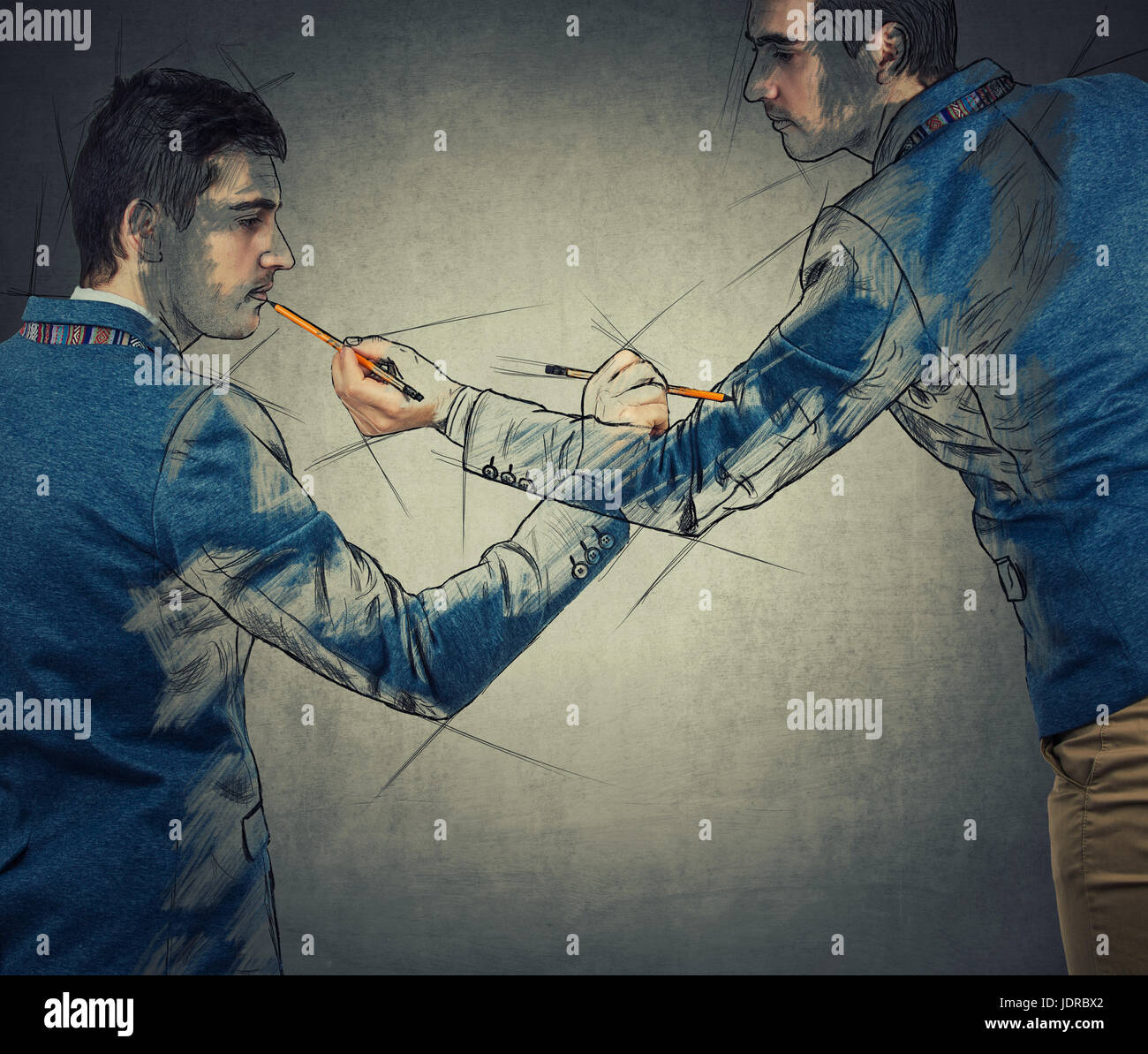 Human face expressions drawing hi-res stock photography and images - Alamy