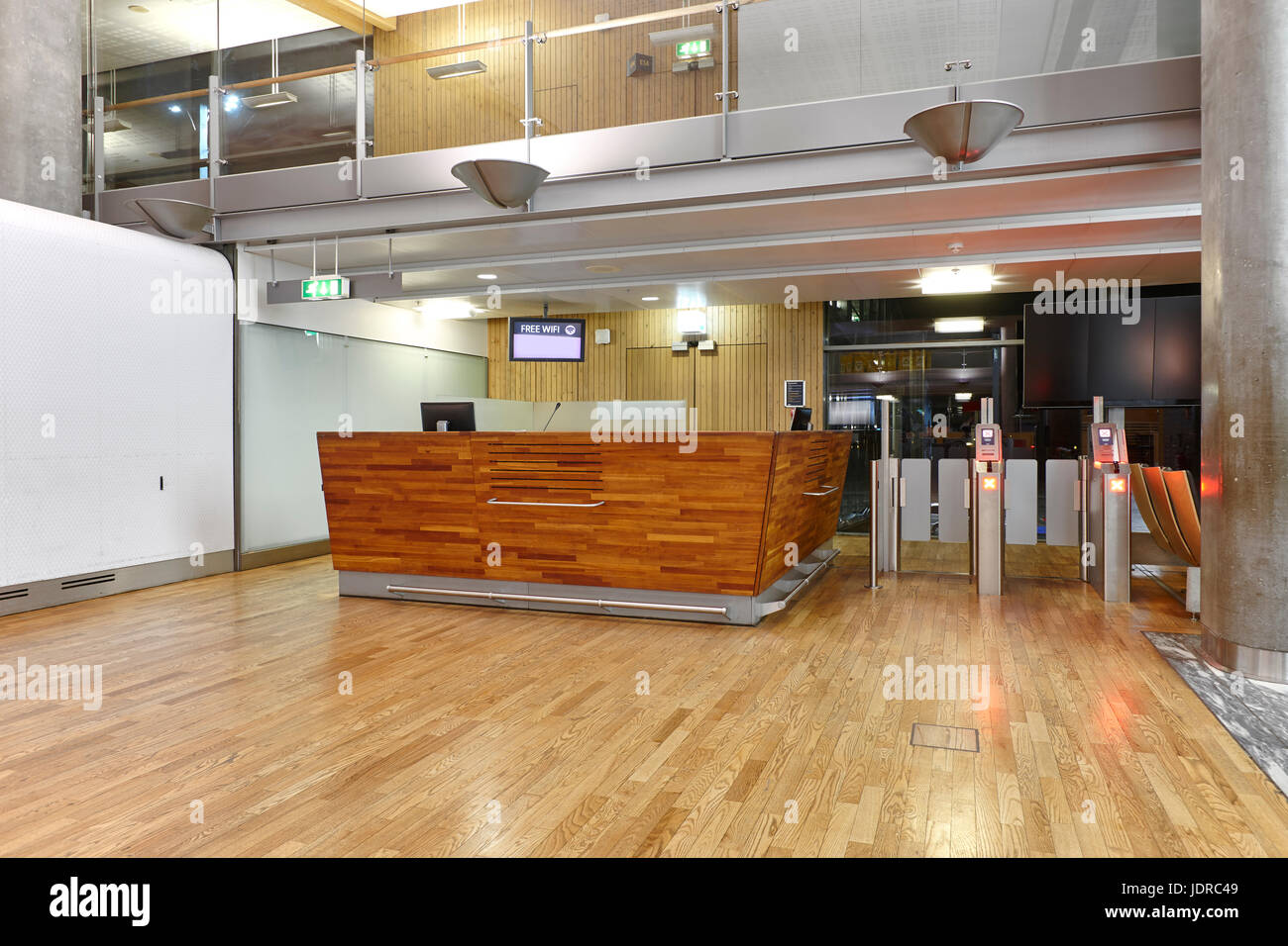 Airport boarding pass control area. Travel and tourism background ...