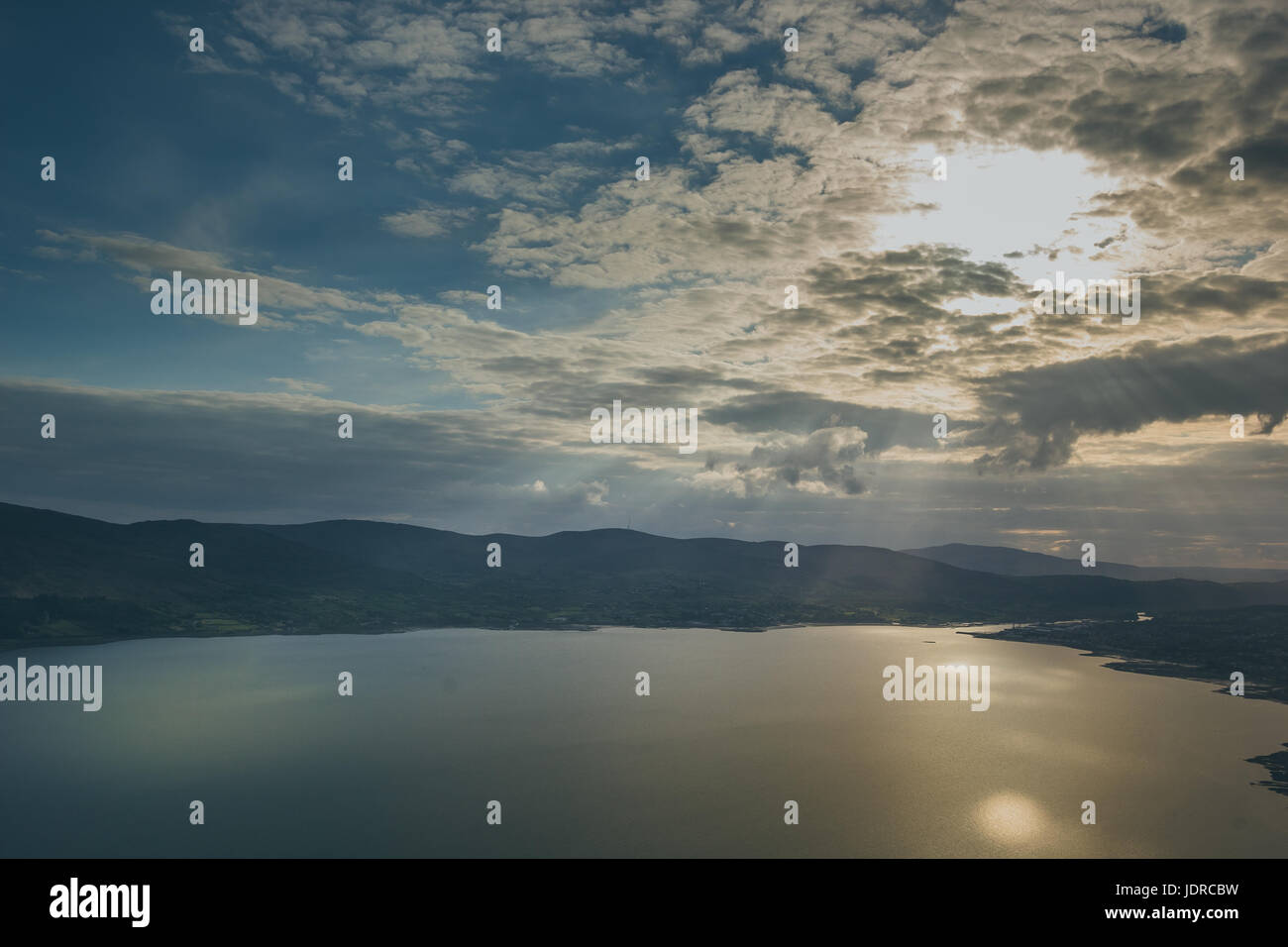 a picturesque Irish landscape with dramatic sky Stock Photo - Alamy