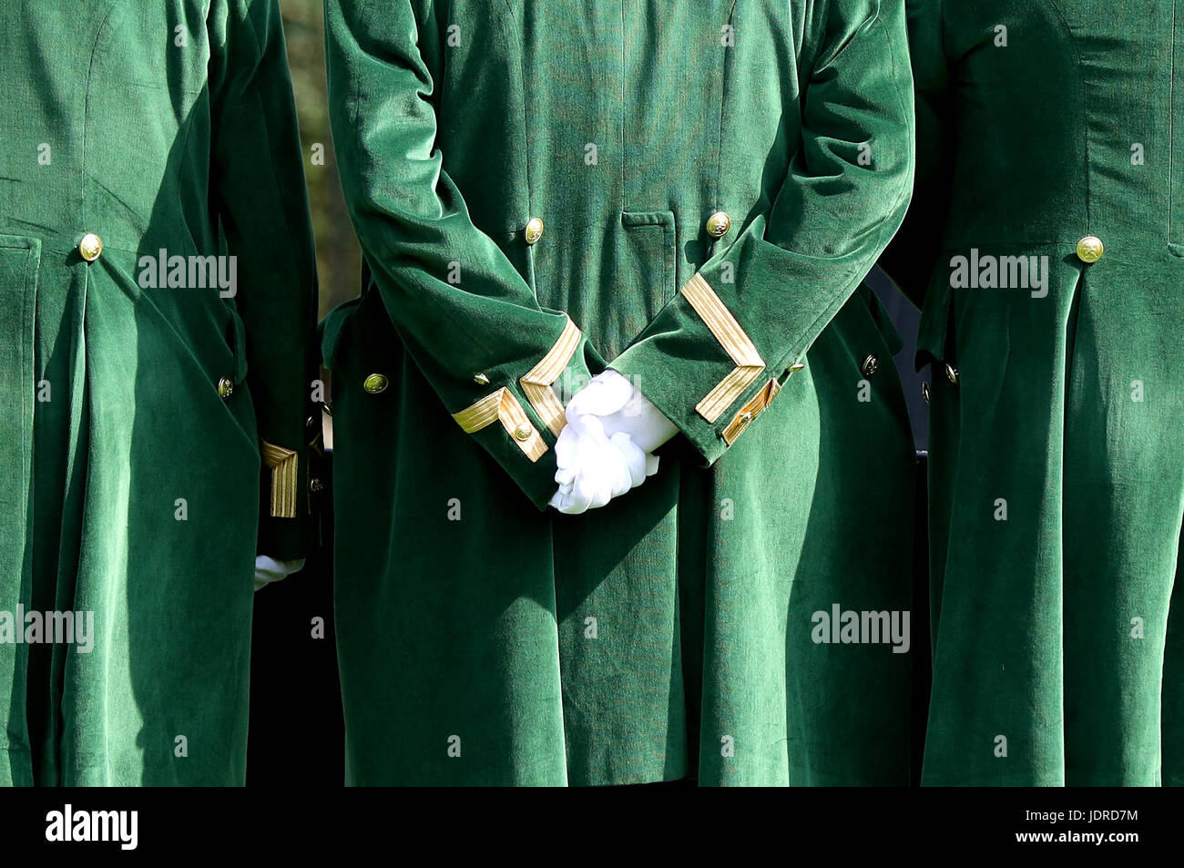 Green coats ascot hi-res stock photography and images - Alamy
