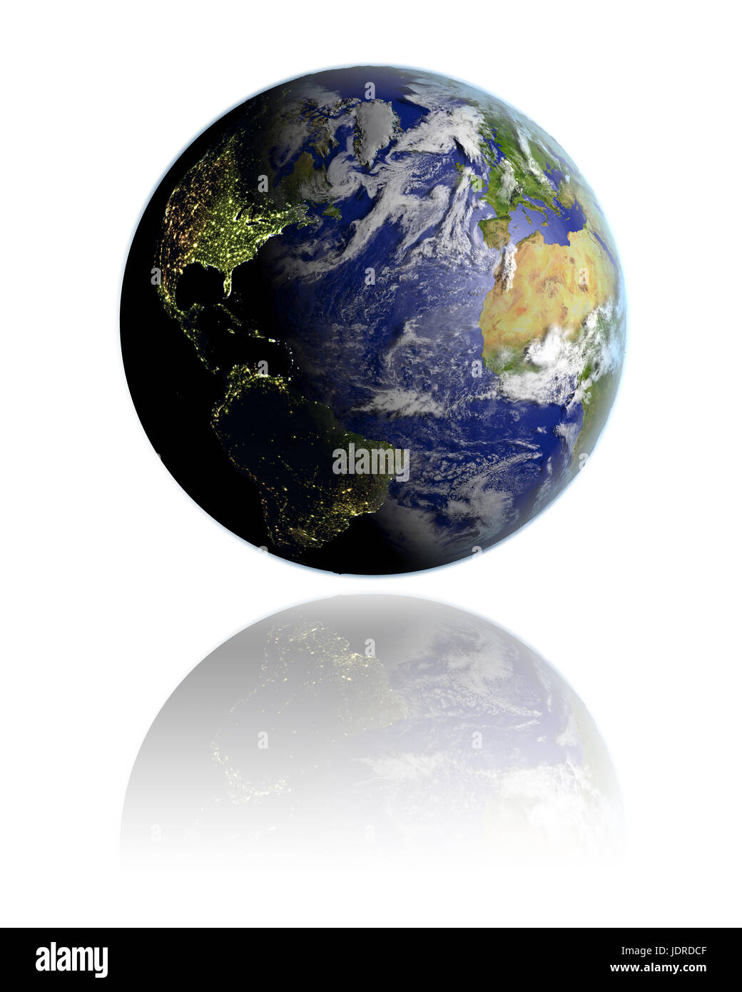 Northern hemisphere map Cut Out Stock Images & Pictures - Alamy