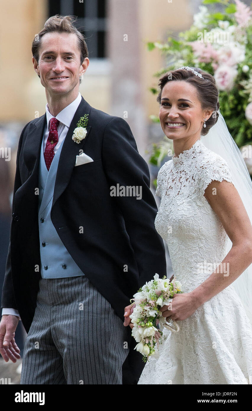 The wedding of Pippa Middleton and James Matthews at St. Mark's Church ...