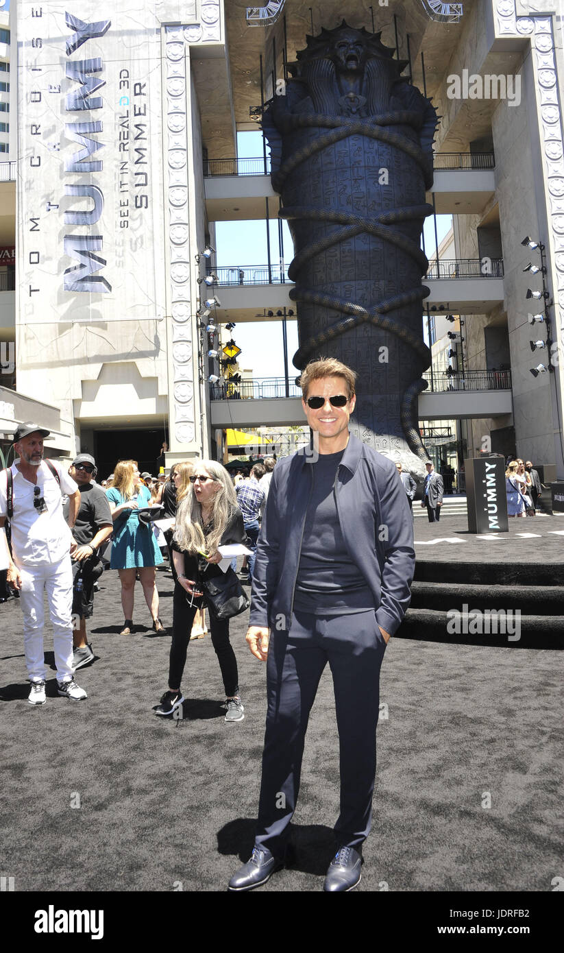 The Mummy Day With 75 Foot Sarcophagus Featuring: Tom Cruise Where: Los ...