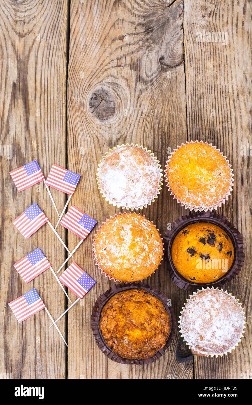 Lunch on Independence Day July 4. Studio Photo Stock Photo - Alamy