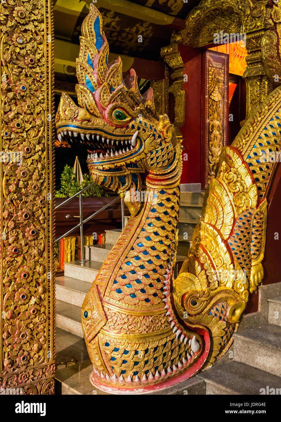 Railing the serpent Stock Photo - Alamy