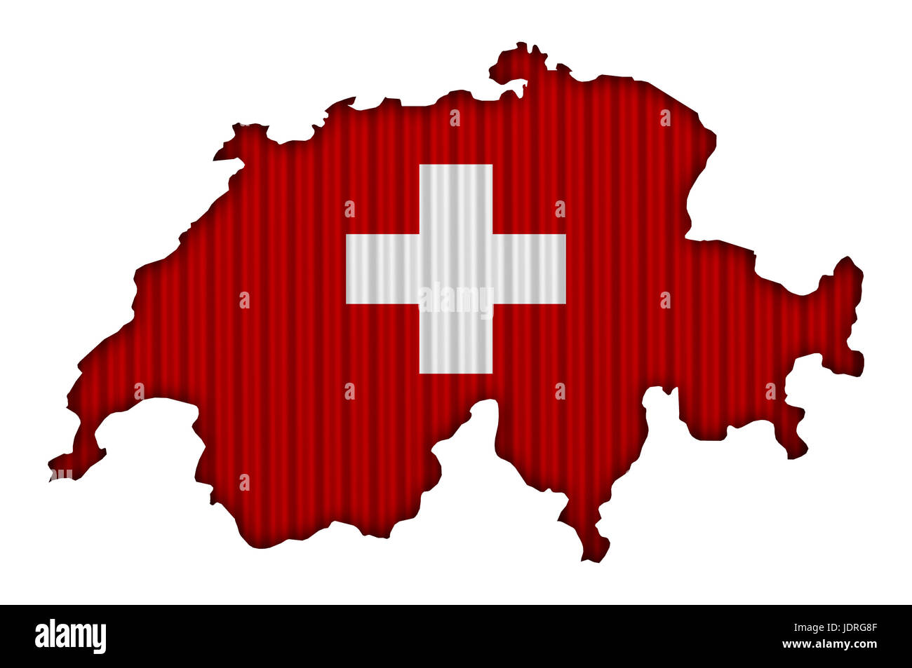 Textured map of Switzerland in nice colors Stock Photo - Alamy