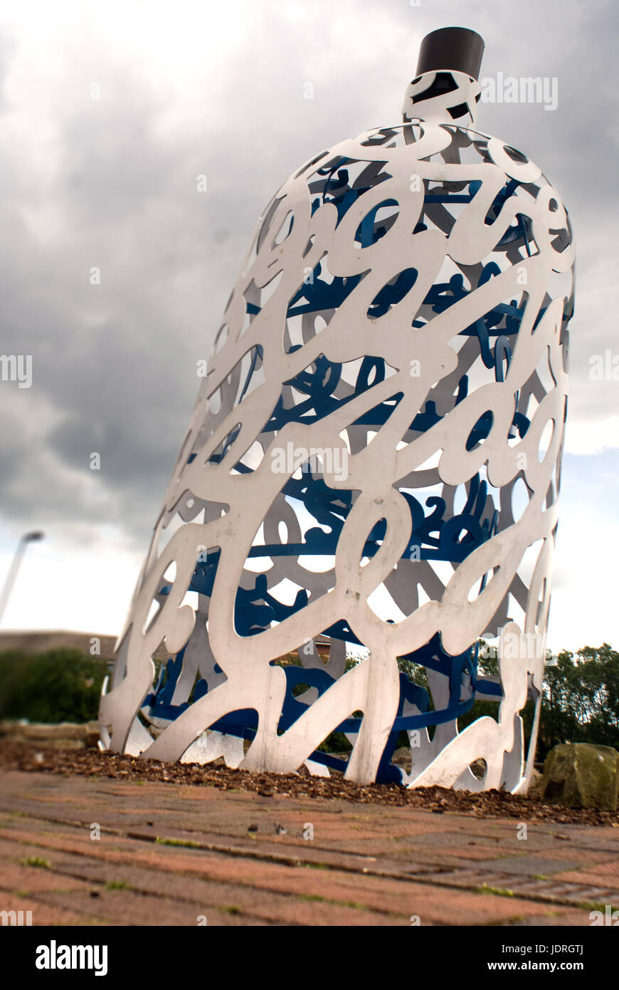 Bottle of Notes outside Middlesbrough Institute of Modern Art MIMA ...