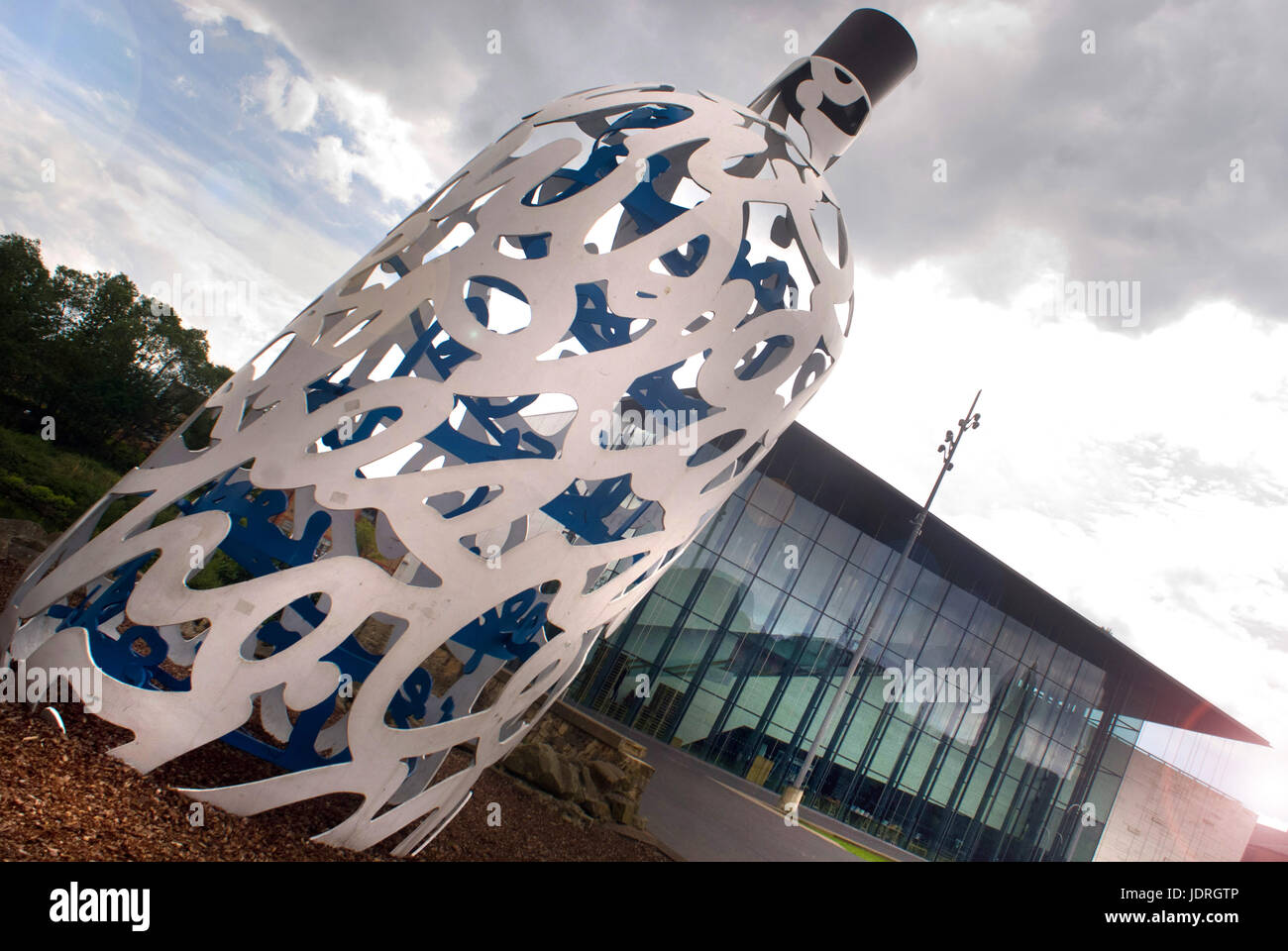Bottle of Notes outside Middlesbrough Institute of Modern Art MIMA ...