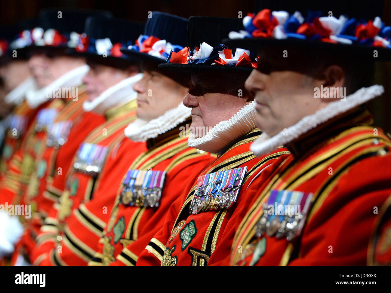 Yeoman of the Guard prepare for the ceremonial search ahead of the ...
