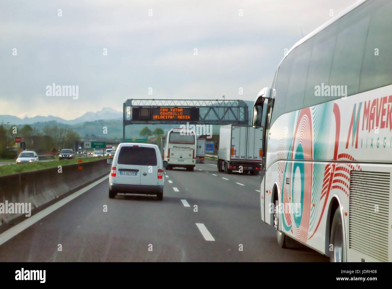 Italy a4 highway hi-res stock photography and images - Alamy