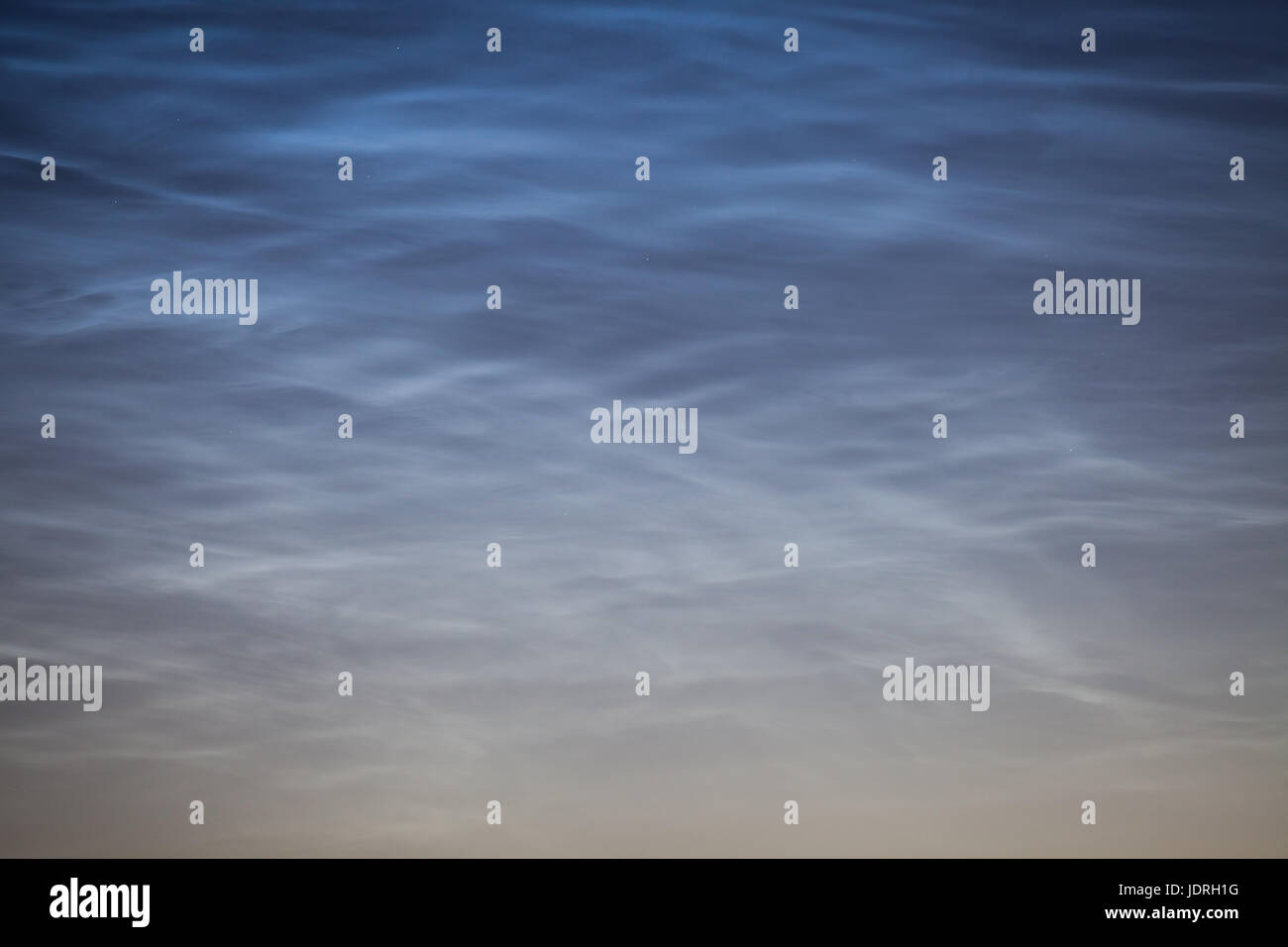 Noctilucent cloud (NLC, night clouds), cloud-like phenomena in ...