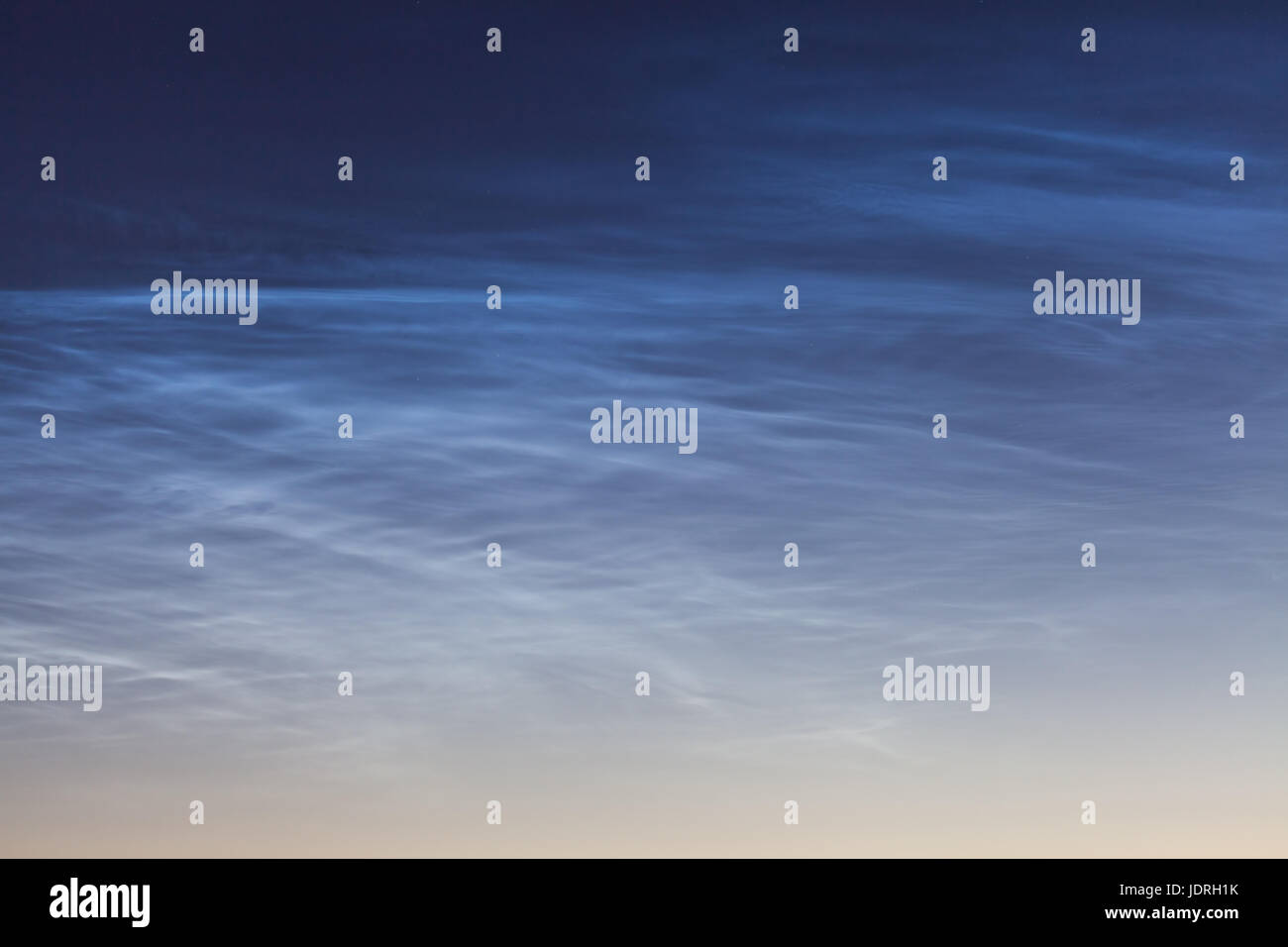 Noctilucent cloud (NLC, night clouds), cloud-like phenomena in ...
