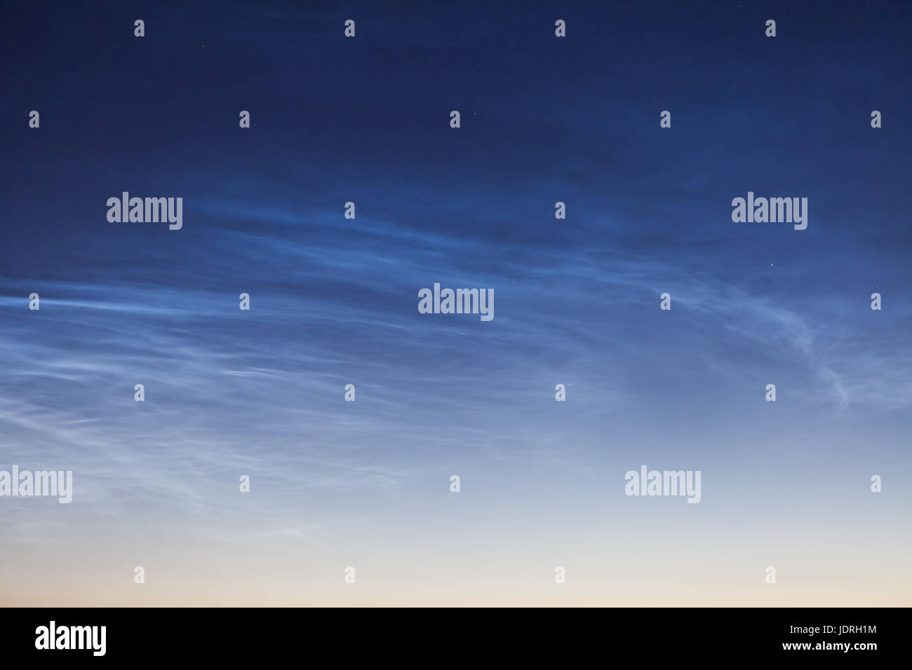 Noctilucent cloud (NLC, night clouds), cloud-like phenomena in ...