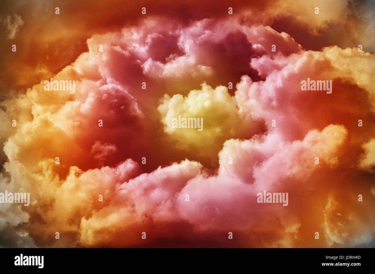 Colored abstraction. Saturated multicolored Clouds with a pastel ...