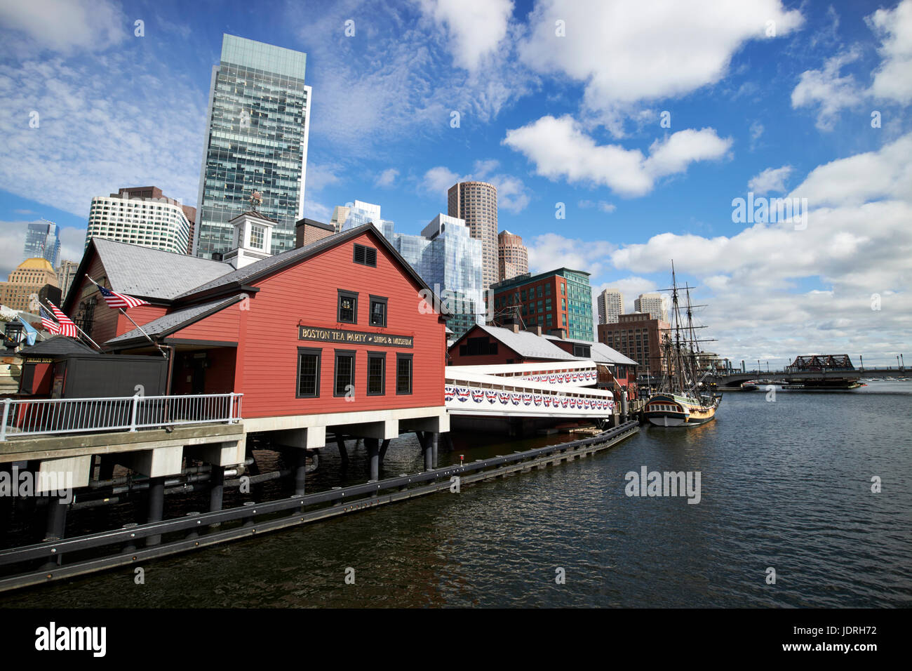 fort point channel financial district and boston tea party museum ...