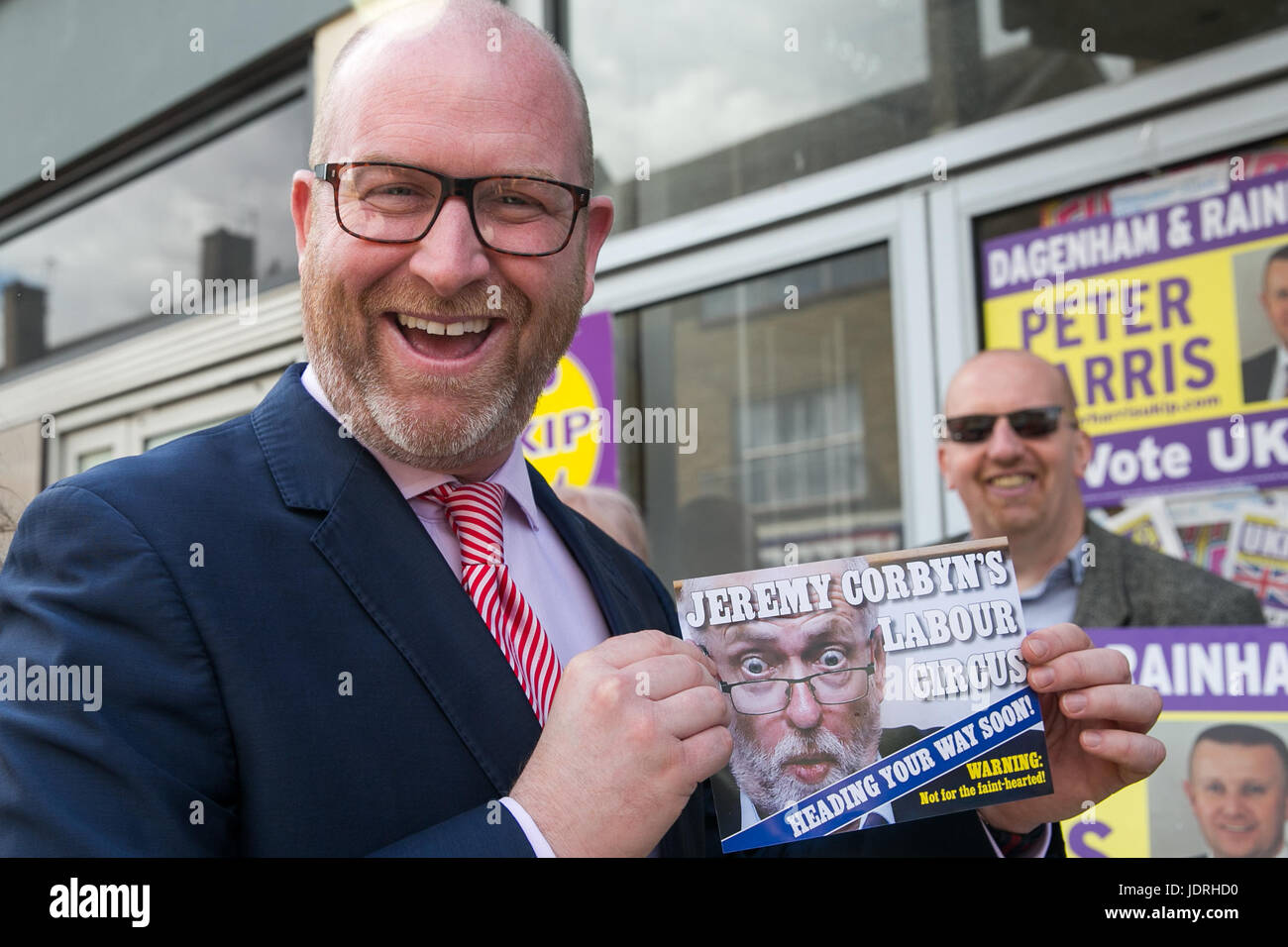 UKIP leader Paul Nuttall visits Elm Park, East London as campaigning ...