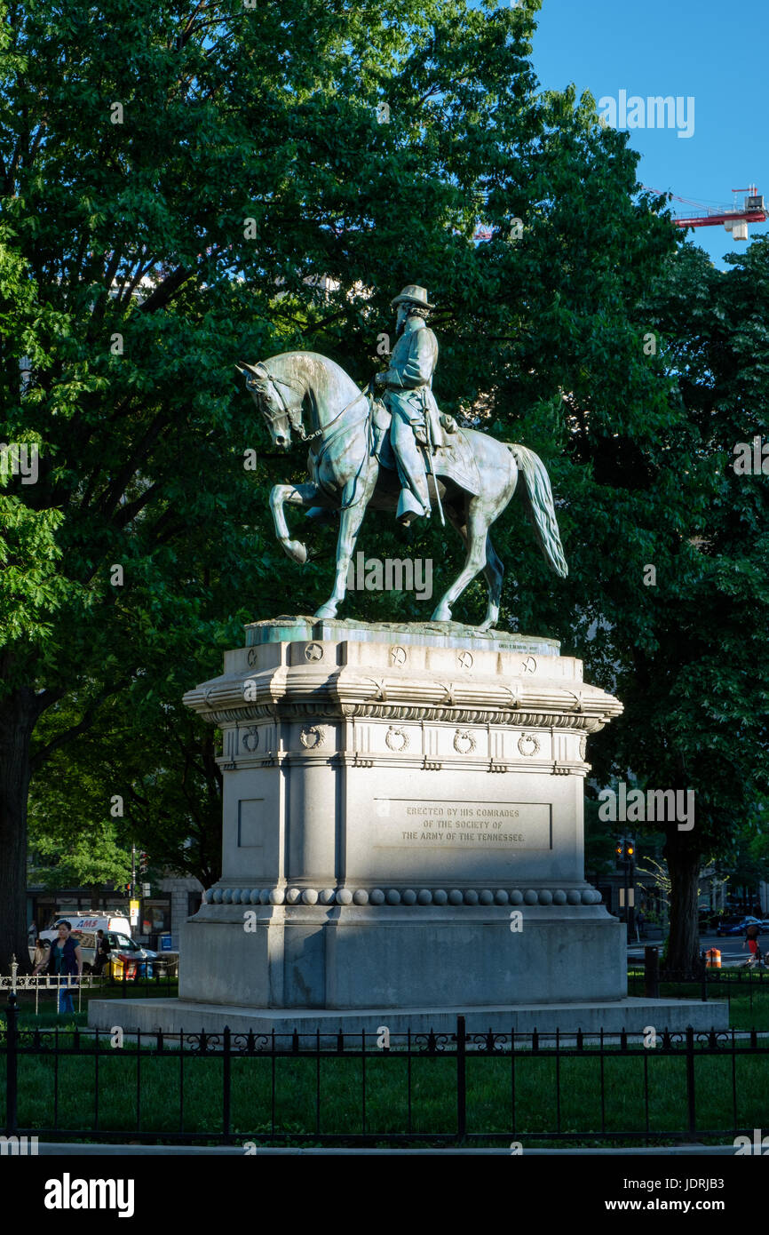Major General James B. McPherson equestrian statue, McPherson Square ...