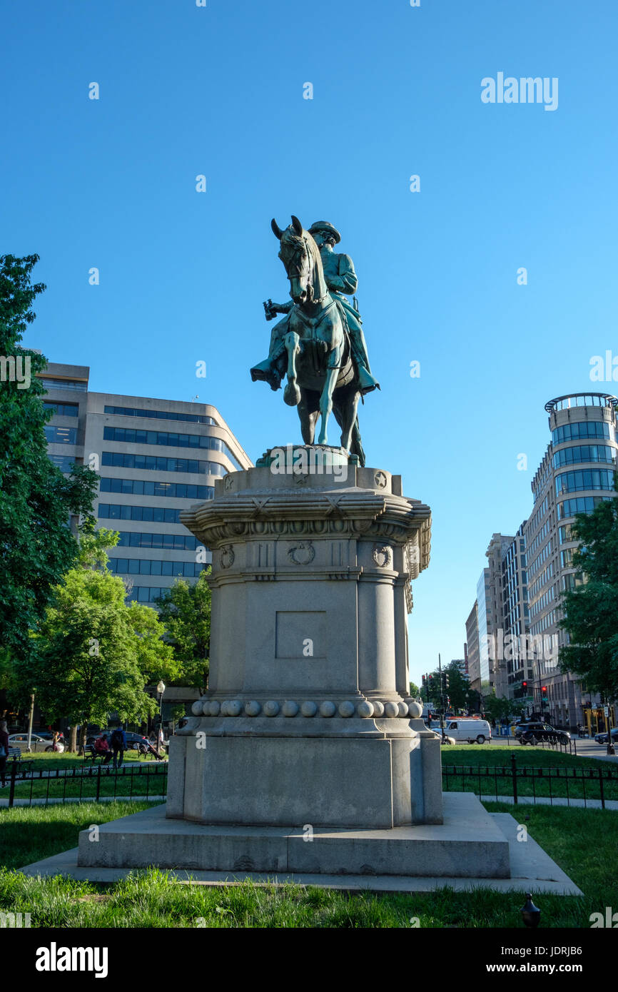Major General James B. McPherson equestrian statue, McPherson Square ...