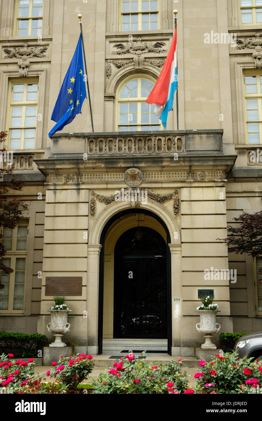 Massachusetts Avenue Washington Embassy High Resolution Stock ...