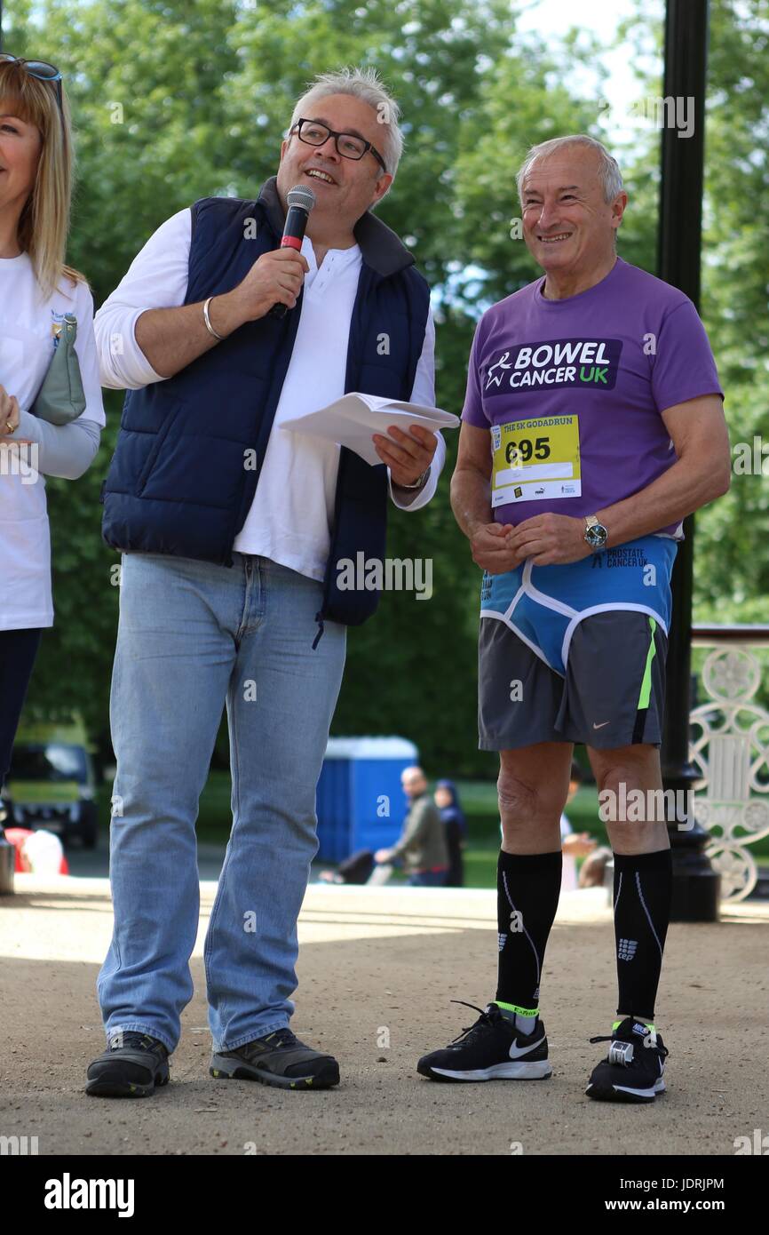 Celebrities attend The Sanlam Go Dad Run, a series of 5K and 10K runs ...