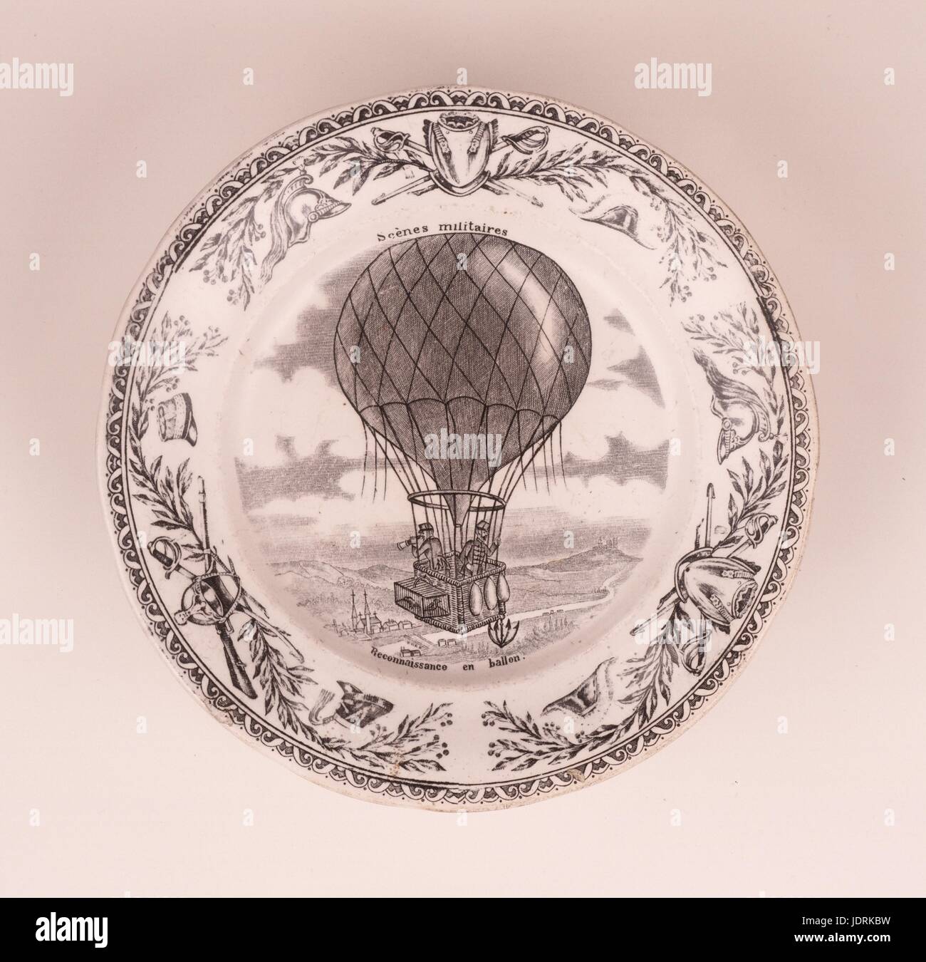 19th century faience plate hi-res stock photography and images - Alamy