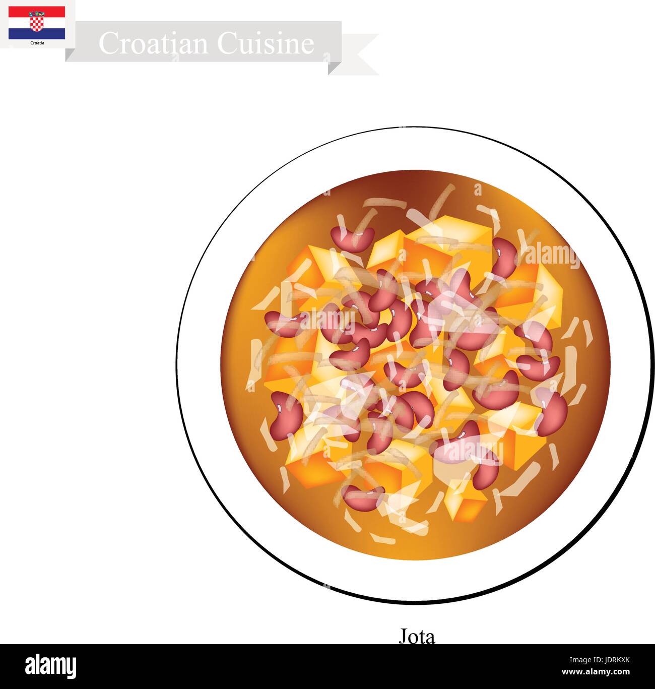 Croatian Cuisine, Istrian Stew or Jota The Traditional Stew Made of ...