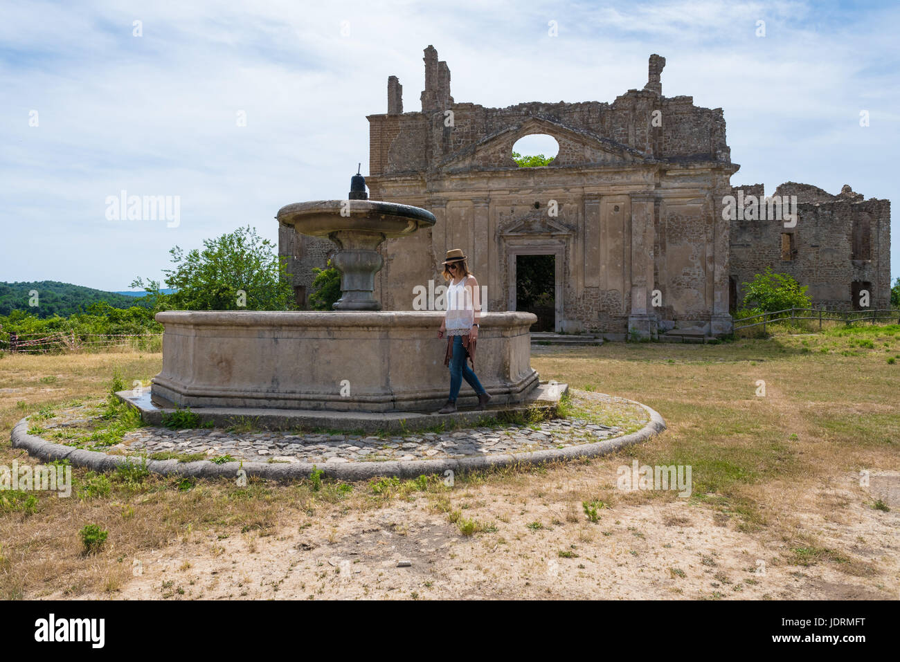Monterano (also known as Ancient Monterano) is a ghost town in Italy ...
