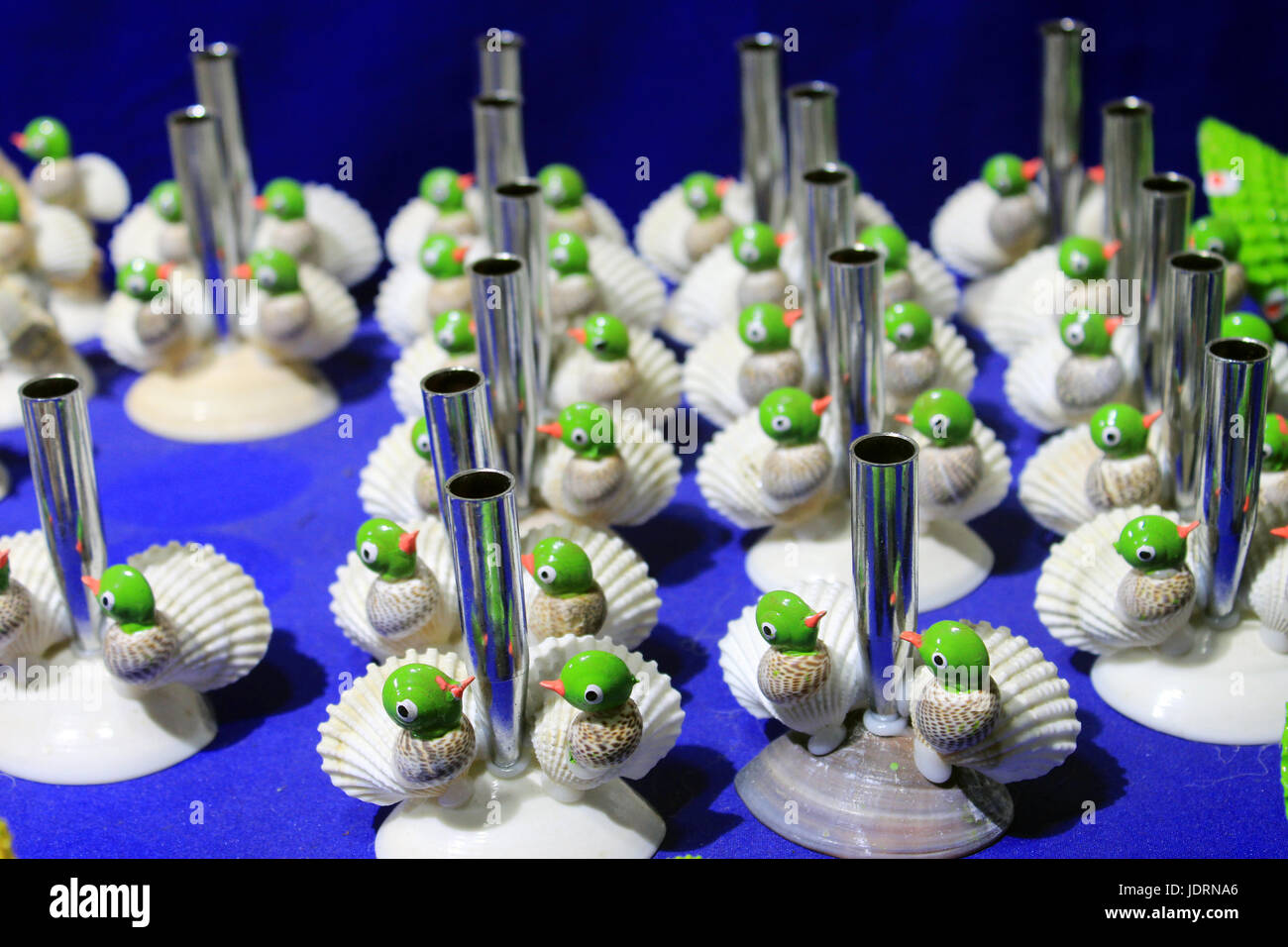 Pen stand made by conch shell Stock Photo - Alamy