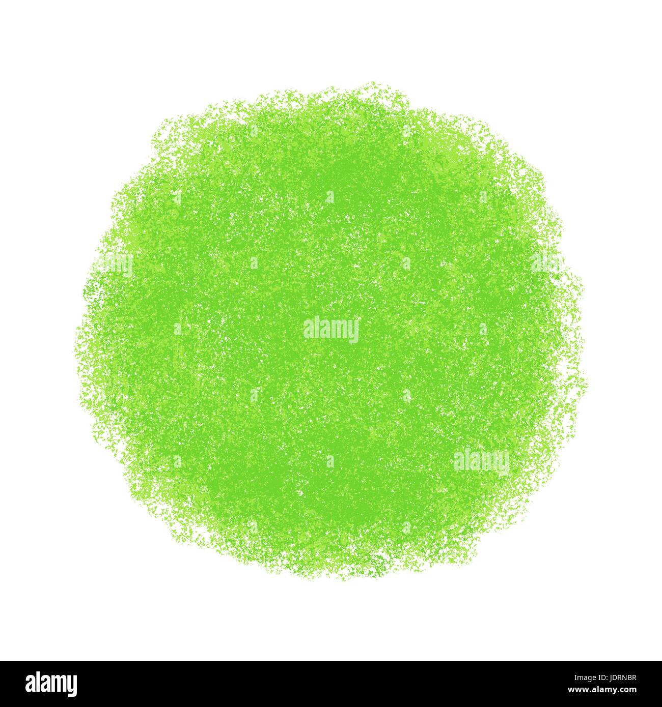 Spring green round shape texture grunge spray Stock Photo - Alamy