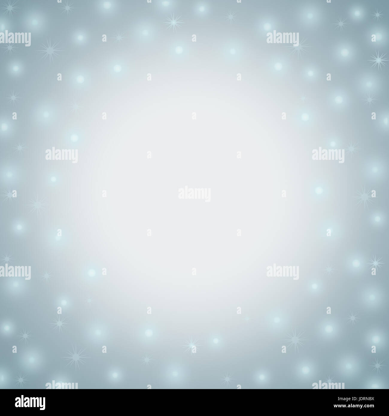 Snowy abstract winter frame background with copy space for text raster ...