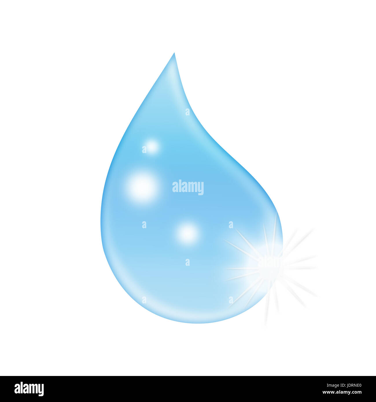 Blue glitter droplet Cut Out Stock Images & Pictures - Alamy