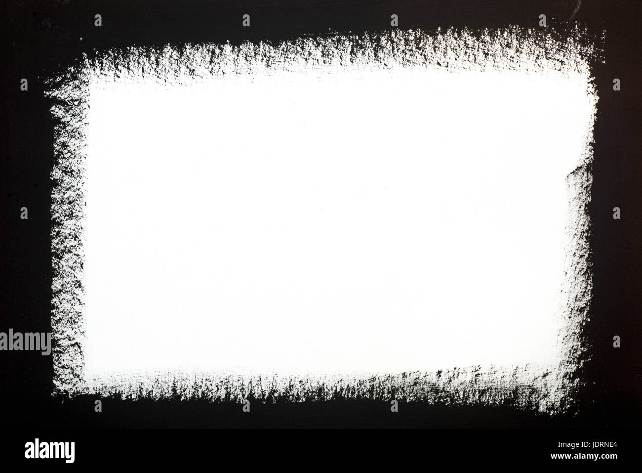 painted frame on white paper background Stock Photo - Alamy