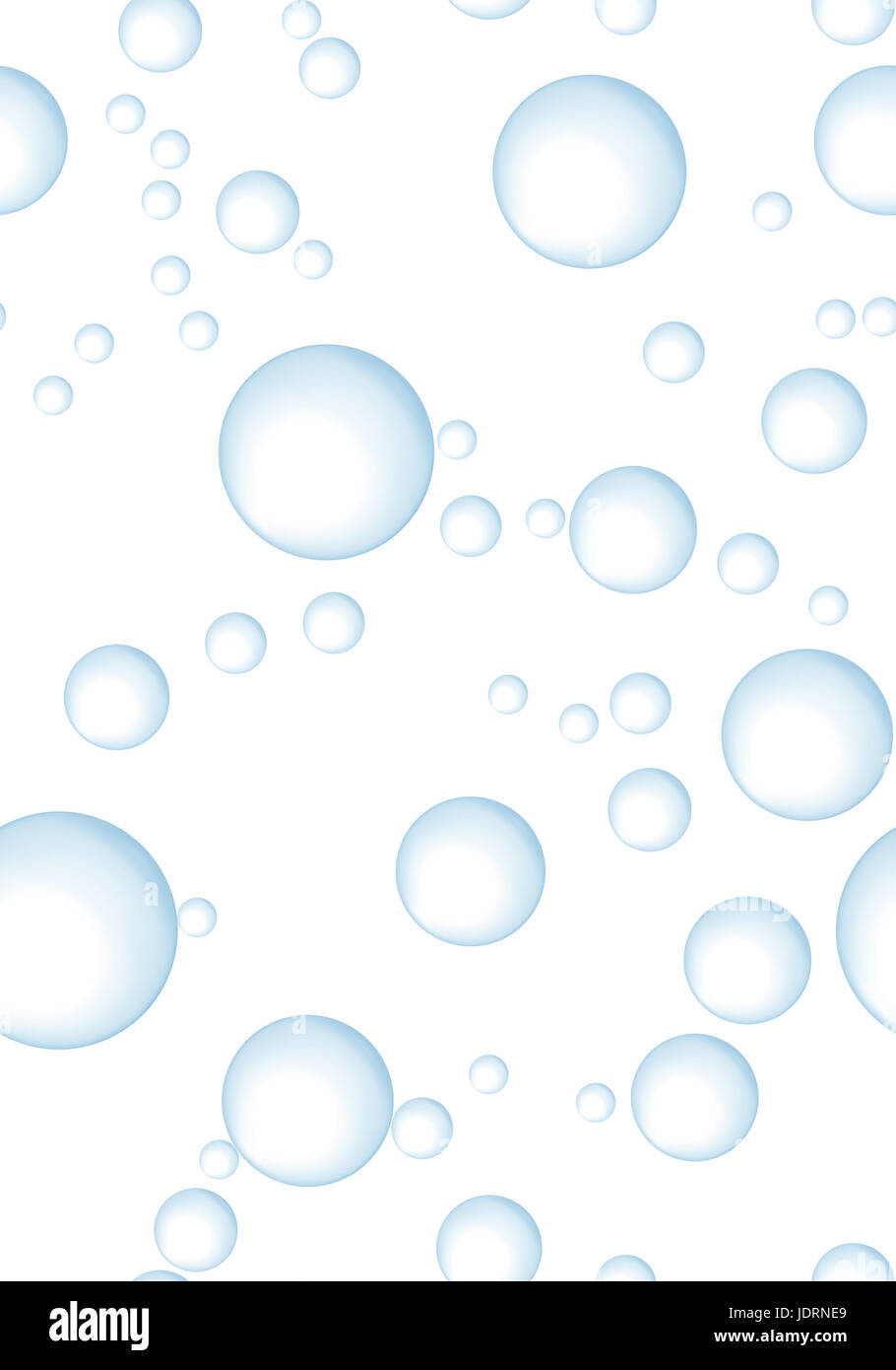 Transparent air bubbles in pure water background. Purity and freshness ...