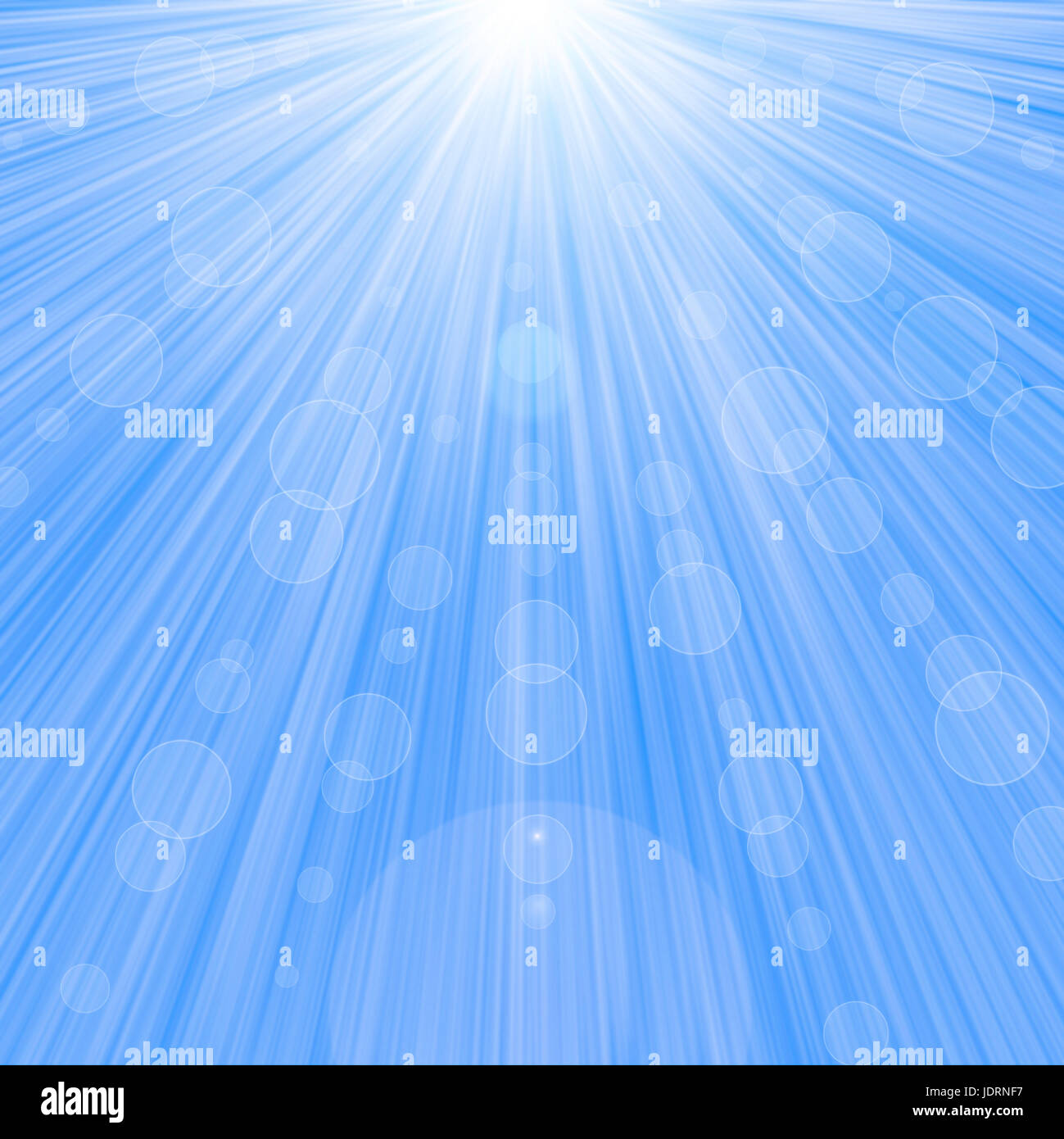 Heavenly light blue bokeh background. Raster graphic image Stock Photo ...